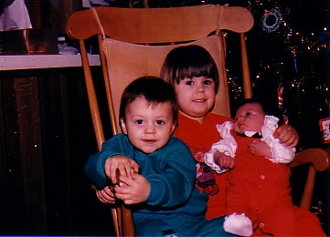 Ben, Amanda & Molly Dec 1988 – This is the Day